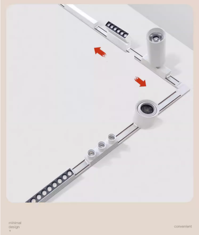 Ultra-Slim Magnetic Track Light System - Safer Electric